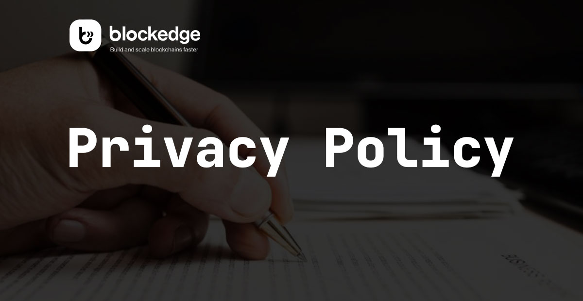 Privacy Policy Blockedge